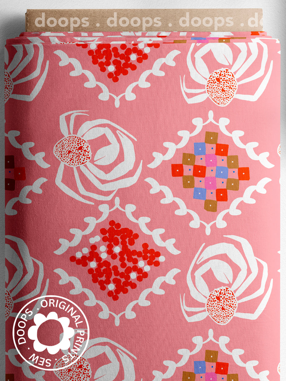 Crab Play poplin cotton (cut piece 50cm) – doopsdesigns