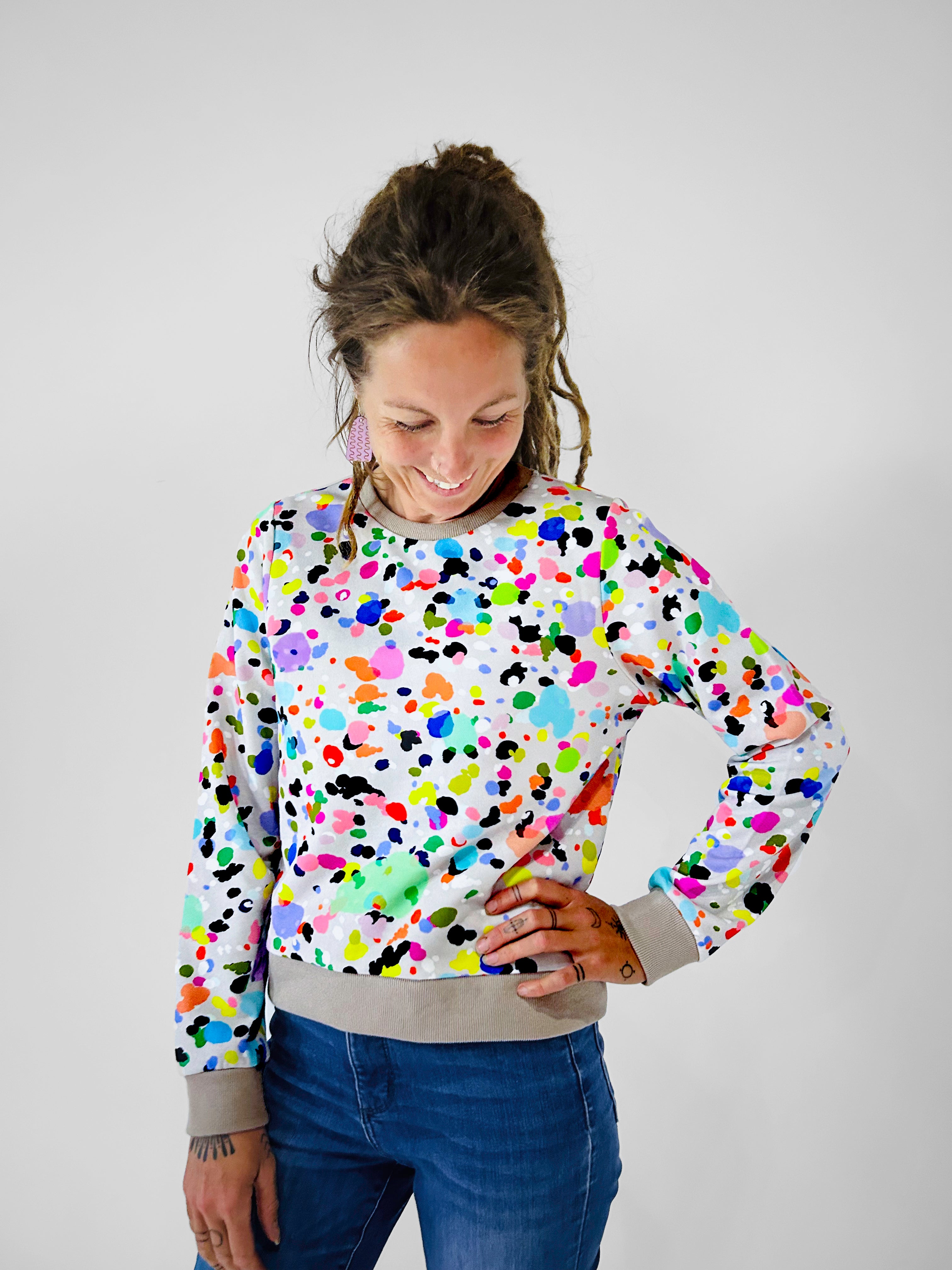 Splat Splot Sweater/sample