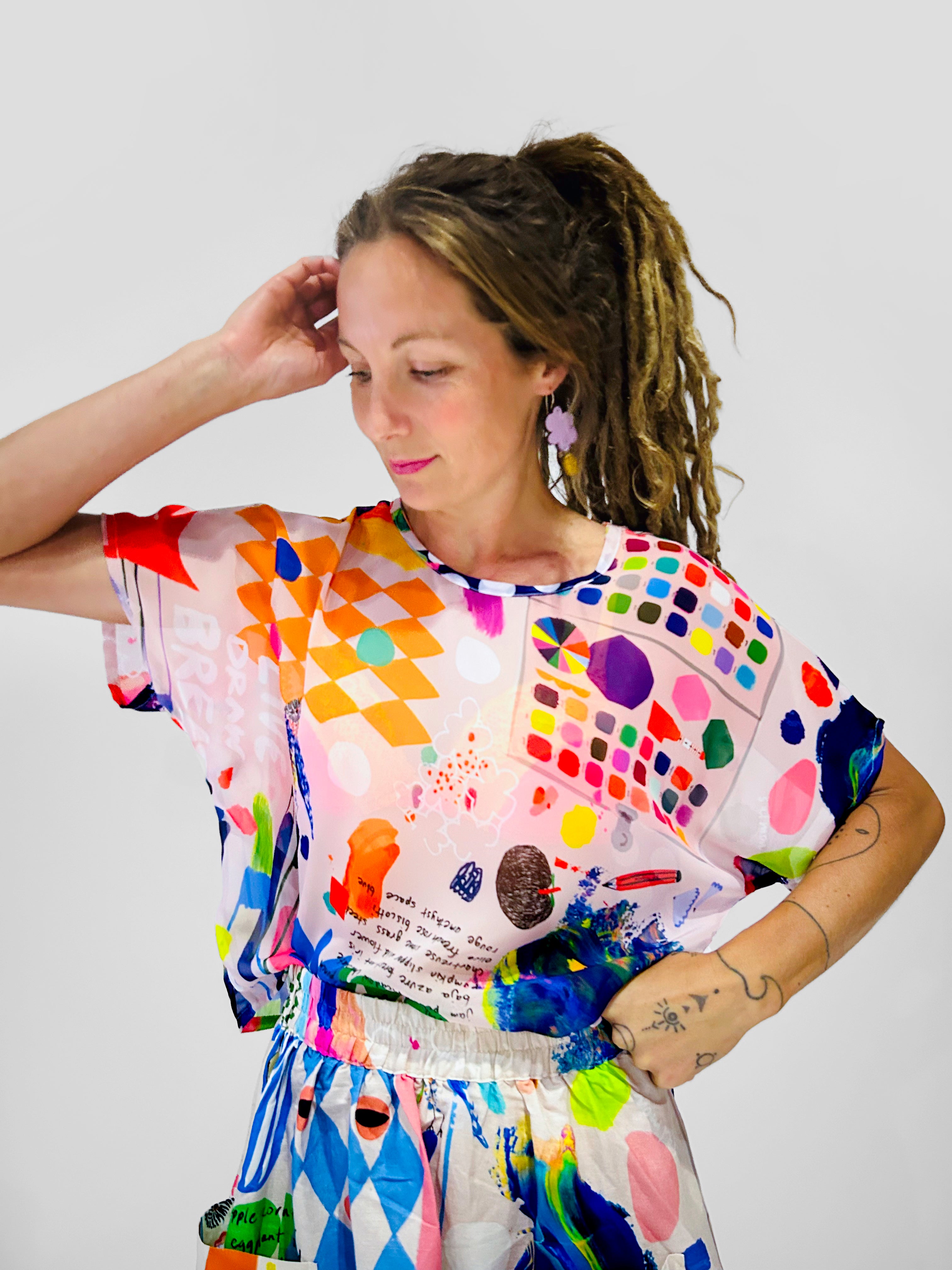 The Artist Ways Organza Top/sample