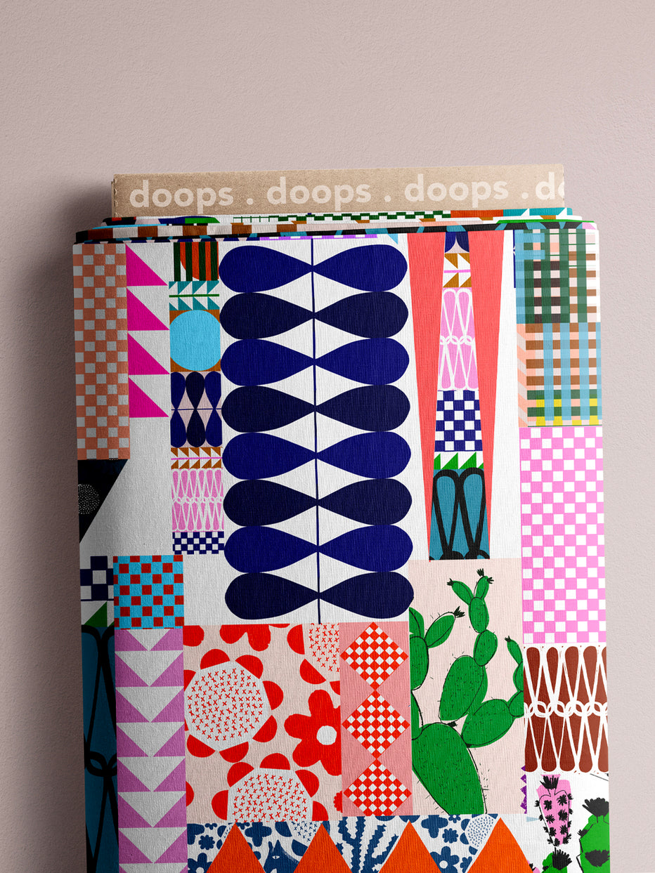 Japanese Patchwork quilt cotton (CUT PIECE 1.5M) – doopsdesigns