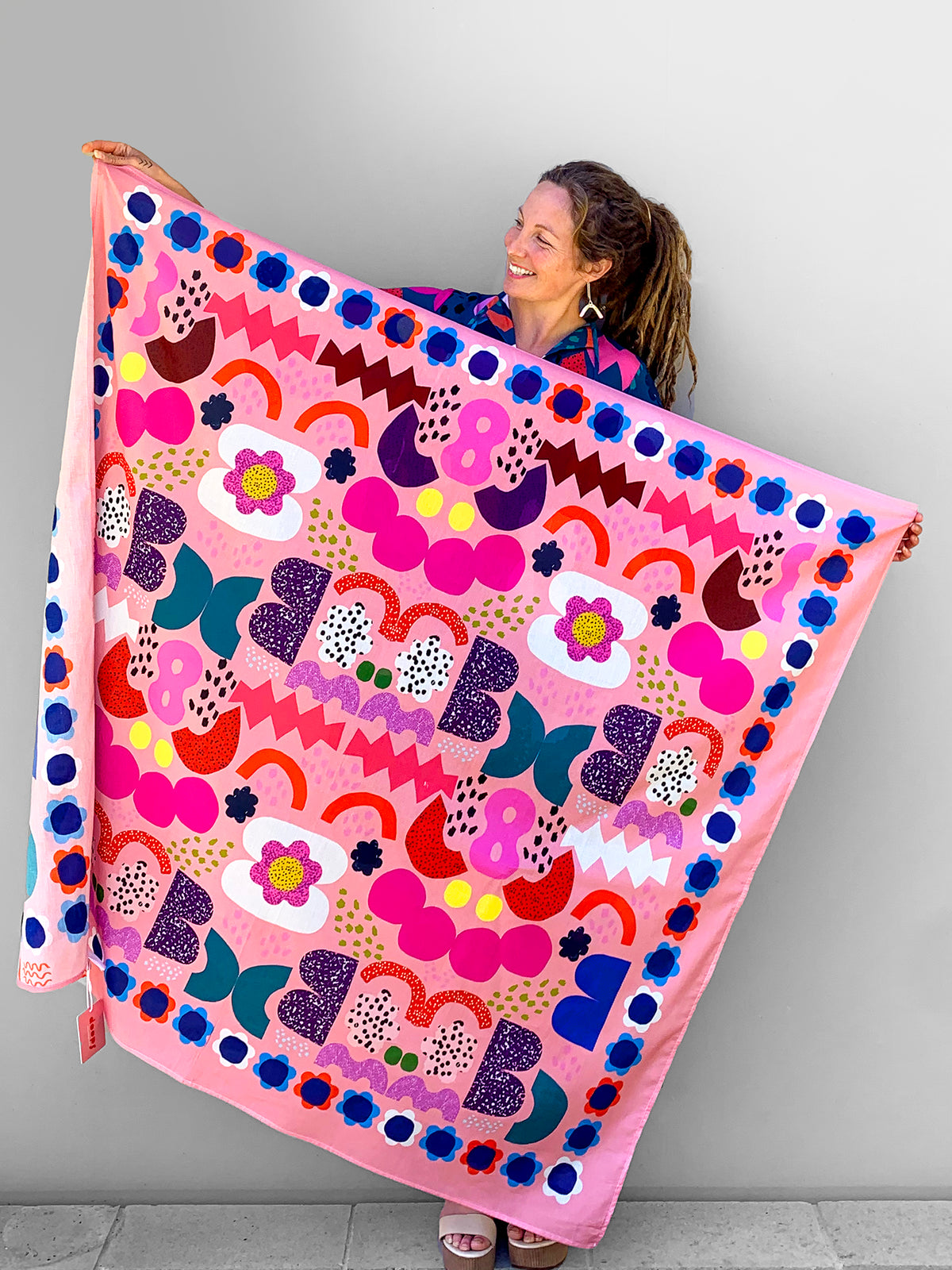 LAST 1! Kooki 95% cotton 5% Silk Scarf/Sarong – doopsdesigns