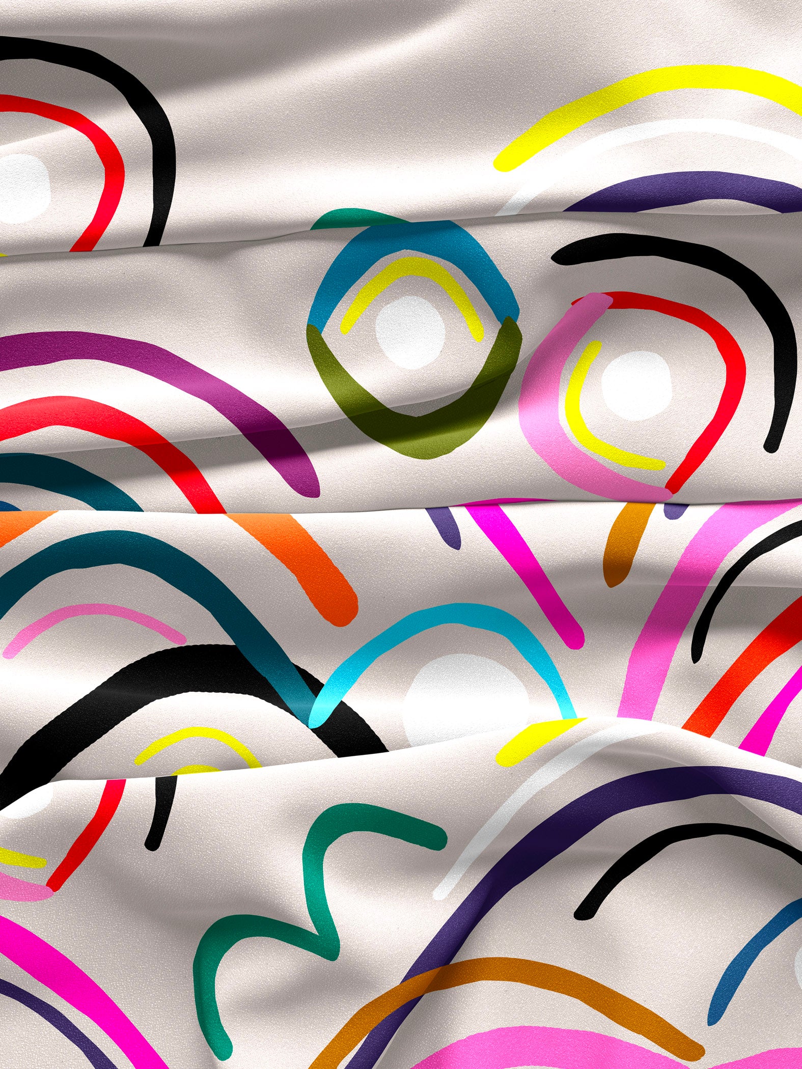 Doops Loops (beige) viscose crepe – doopsdesigns