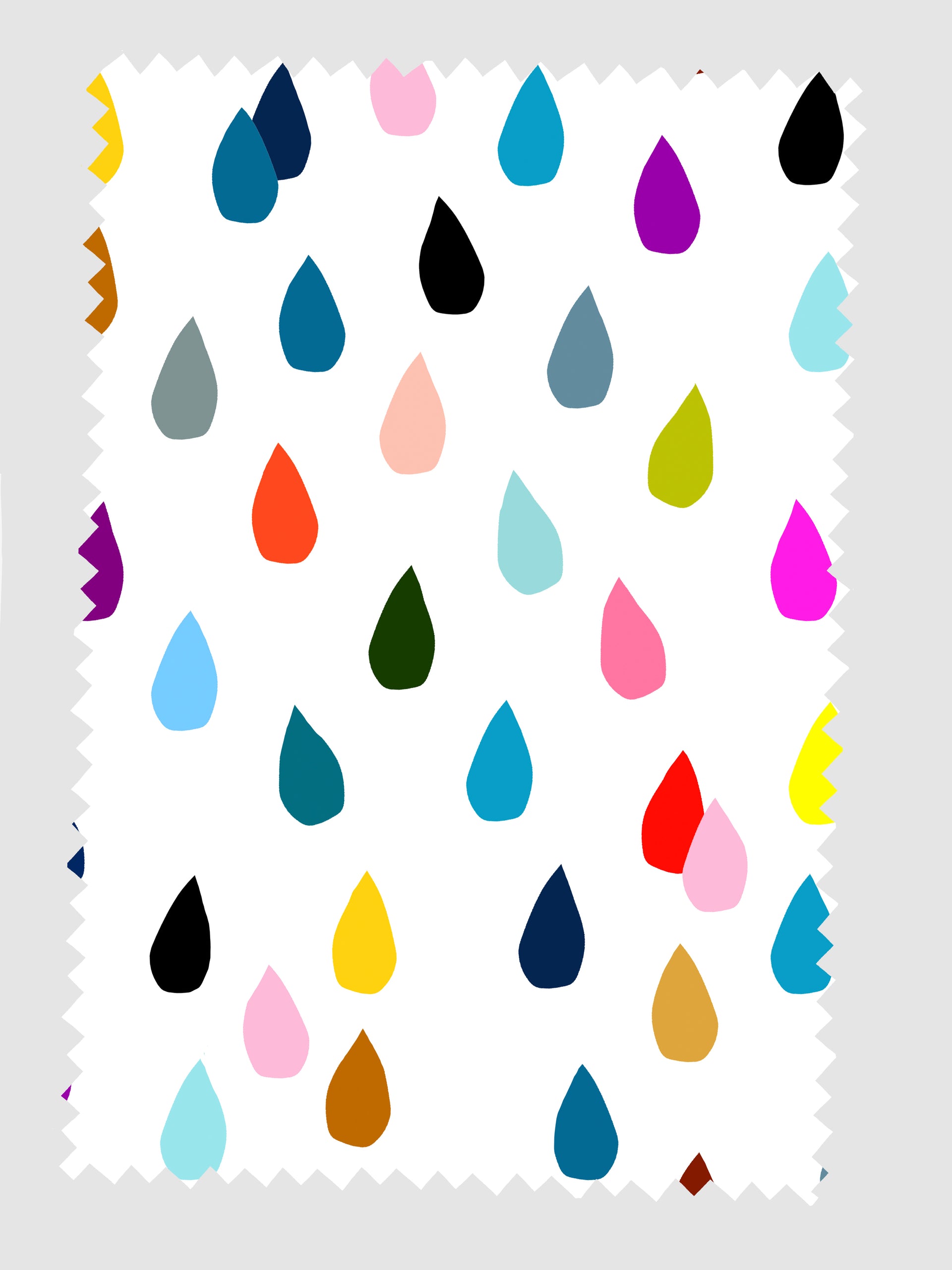 Bright Drops linen cotton – doopsdesigns